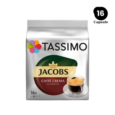 AromaKaffe | Jacobs Caffe Crema Classico – 16 Capsule Tassimo
