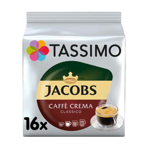 AromaKaffe | Jacobs Caffe Crema Classico – 16 Capsule Tassimo