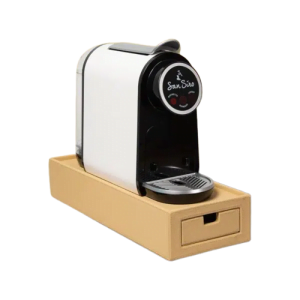 AromaKaffe | Suport Capsule Sansiro Piele Ecologica, Bej- Compatibil ...
