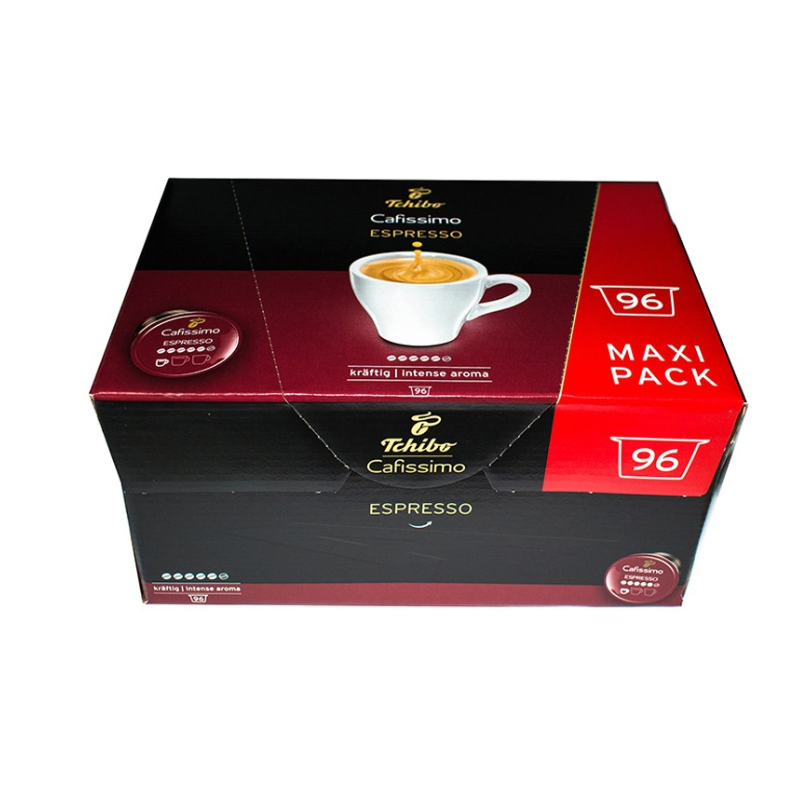 AromaKaffe | Tchibo Espresso Intense Aroma – Cafissimo - 96 Capsule